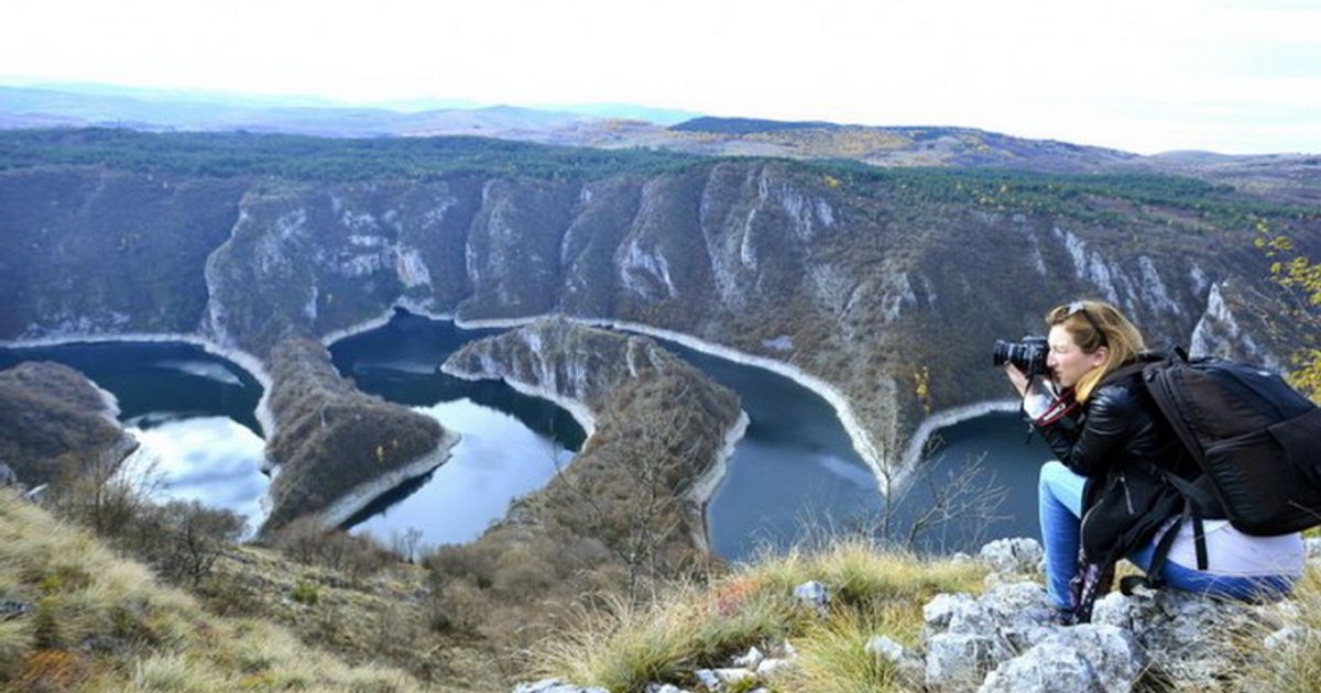 Reka Uvac je poznata po meandrima, Specijalni rezervat prirode Uvac ...