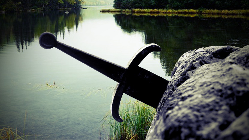 Real medieval sword in stone found in Vrbas River - now modern-day King ...