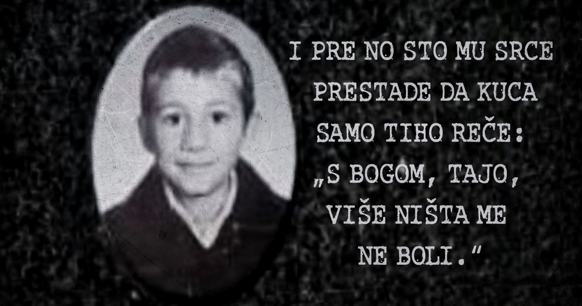 "S Bogom, tajo, više ništa me ne boli": Zaplakaćete zbog pesme o dečaku ...