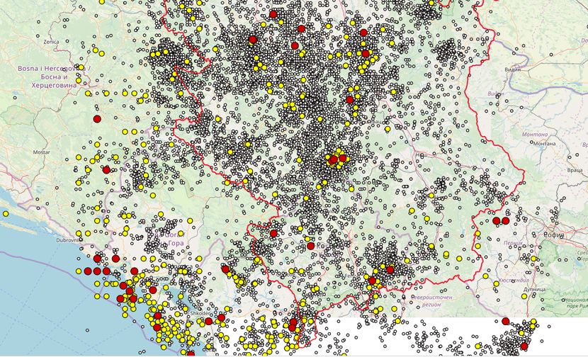 U samo jednom gradu u Srbiji nije bilo zemljotresa, a najjači potres ...