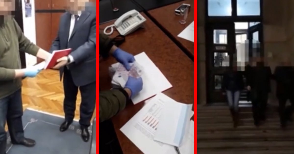 Ovako je uhapšen direktor Železnica: Objavljen snimak na kom se vidi mito u novčanicama od 500 ...