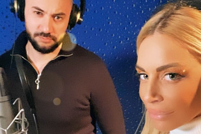 Voditeljka Bojana Lazić snimala pesmu sa Acom Živanovićem i zvezdom ...