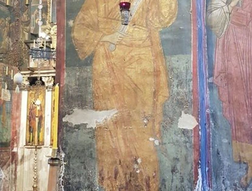 Jedino mesto na svetu u kojem se nalazi freska Isusa Hrista sa mačem je Srbija: Evo šta kaže ...