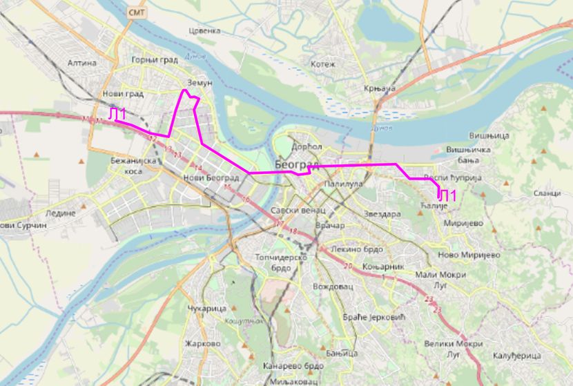 GSP od danas uvodi posebne linije koje će saobraćati u Beogradu ...