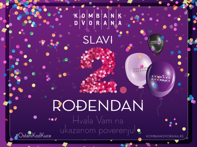 Kombank Dvorana proslavlja drugi rođendan - Telegraf.rs