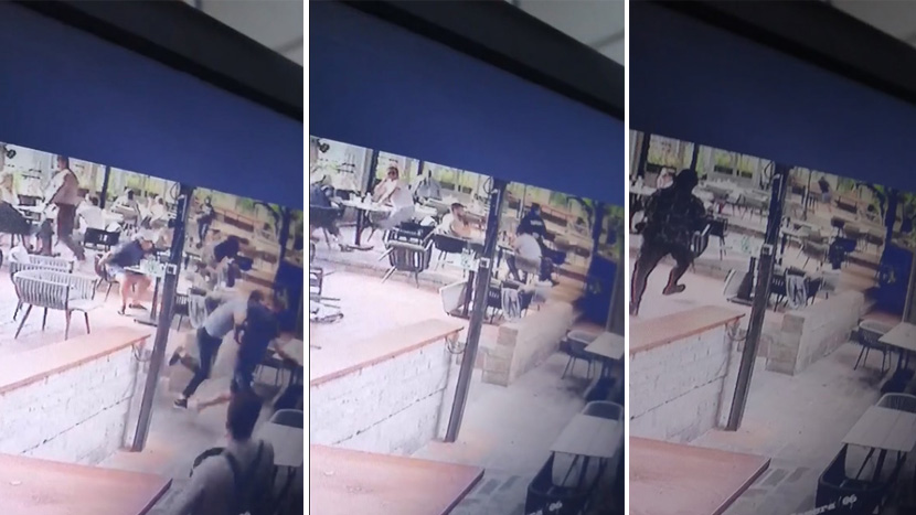 Snimak haosa na Vračaru: Naoružan muškarac uleće u kafić, ljudi beže ...