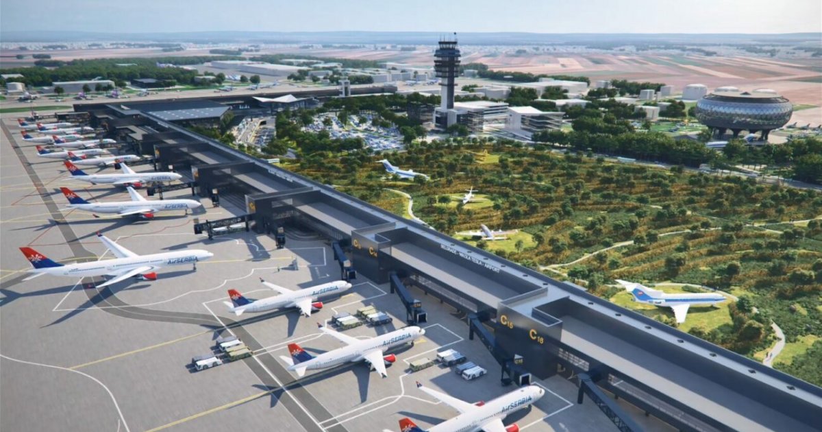 Beogradski aerodrom se širi, ovo su prve fotografije koje pokazuju kako ...