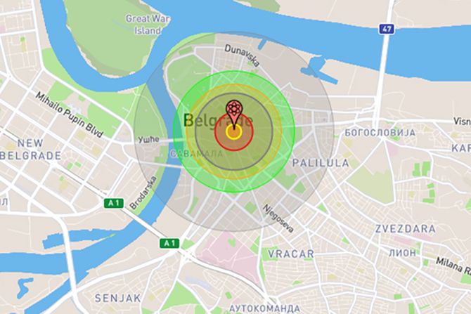 What would happen to Belgrade if nuclear strike as powerful as the ...