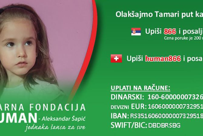 Tamara je rođena kao terminska beba, a ubrzo su roditelji shvatili da ...