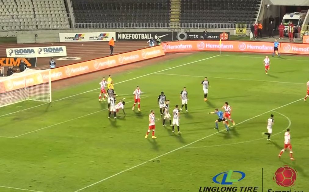 Pale teške psovke u loži Partizana posle penala za Zvezdu, sve se čuje ...