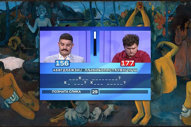 Šta se krije iza slike o kojoj zbog "Slagalice" priča Srbija: Gogen ju ...