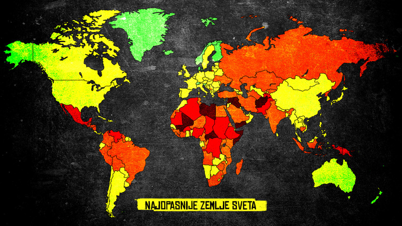 Ovo su najopasnije i najbezbednije zemlje u 2021. godini: Jedna se nalazi u našem susedstvu ...
