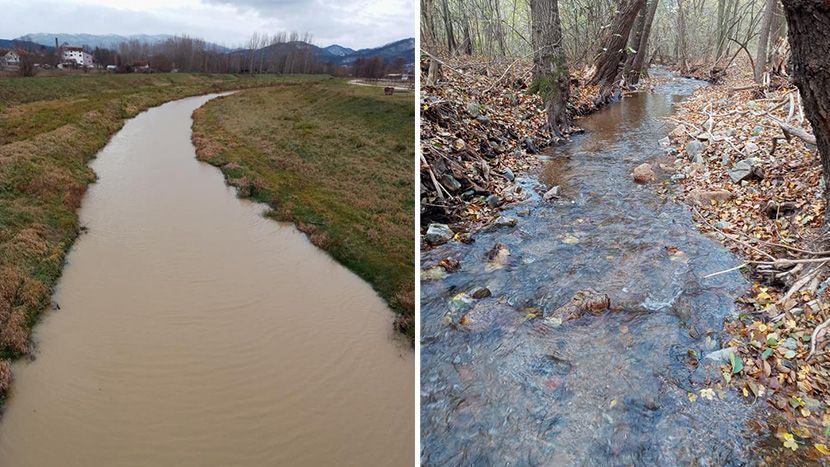 S jedne strane mutna voda, s druge prozirna: Možete li verovati da su ...