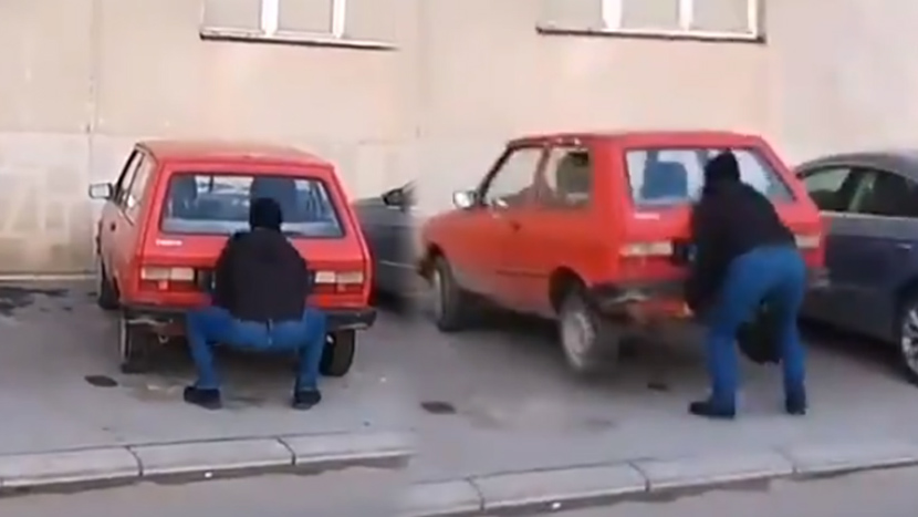 Jugo u vazduhu, jugo na zemlji: Kako Srbin parkira tuđi automobil ...