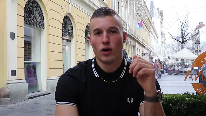 Američki neonacista proteran iz Srbije: Na snimku sa Karaburme poručio ...