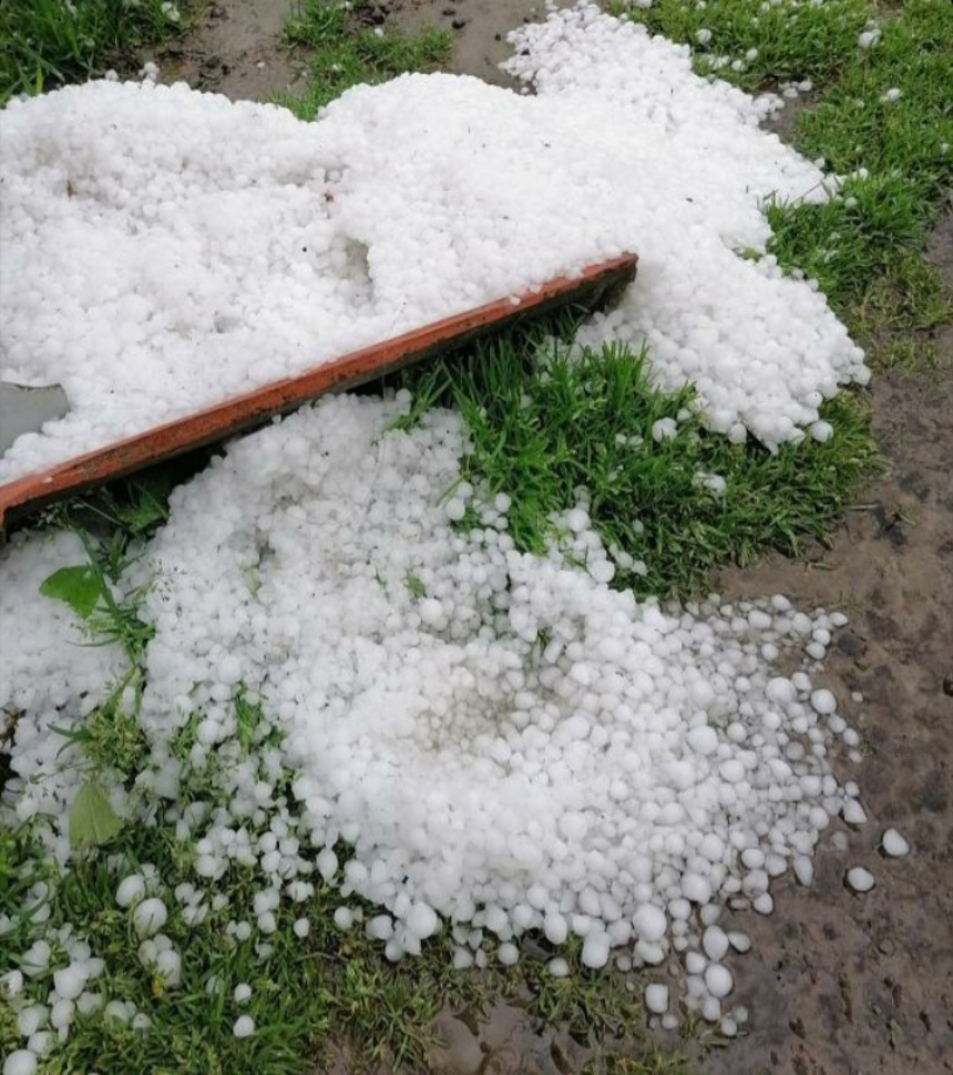 Tuklo je duže od deset minuta: Jak i krupan grad pogodio ivanjička sela ...