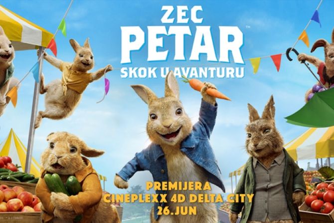 Zec Petar i družina premijerno ove subote u Cineplexx 4D Delta City ...