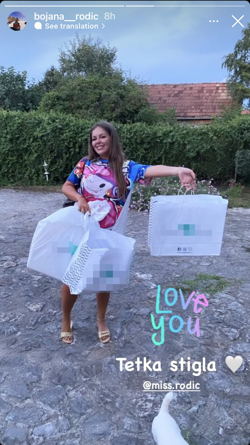 Nataša Rodić došla sa poklonima kod Mirka i Bojane: "Stigla tetka ...