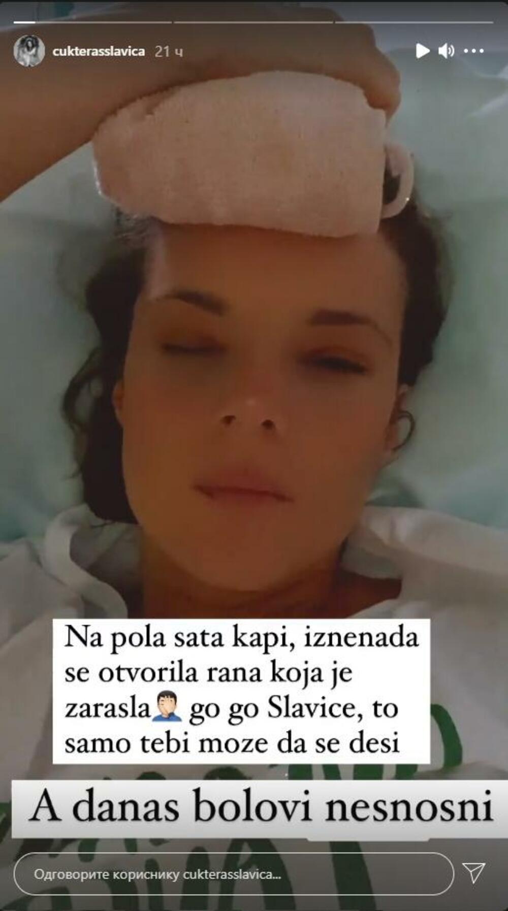 Slavica Ćukteraš i dalje u bolnici zbog povrede oka: Pevačica trpi ...