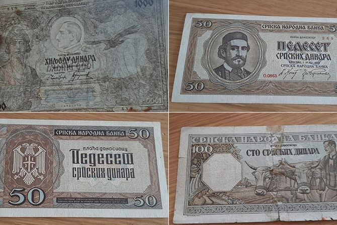 Kratka istorija srpskog dinara: Našli smo stare novčanice, pogledajte ...
