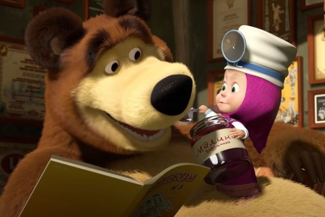 "Maša i medved" najomiljeniji dečji crtani, prestigao "Pepu prase" i ...