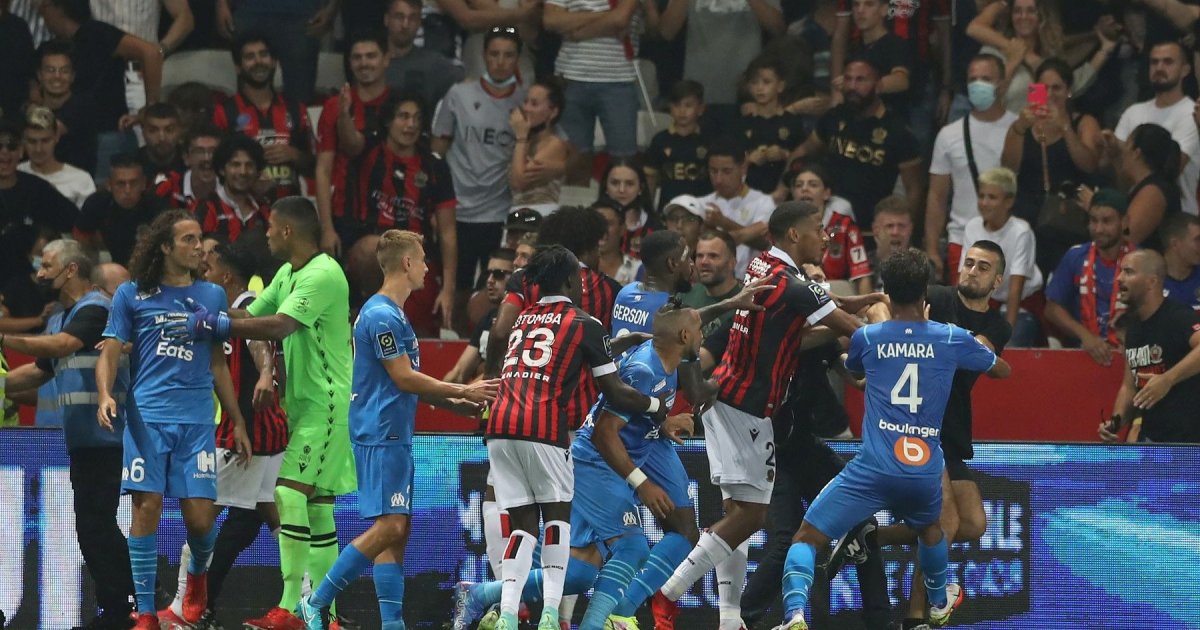 Pogledajte kako izgledaju igrači Marselja posle tuče sa huliganima Nice ...