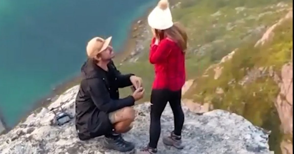 Prosidba na vrhu sveta: Izabranici priredio veridbu za pamćenje ...