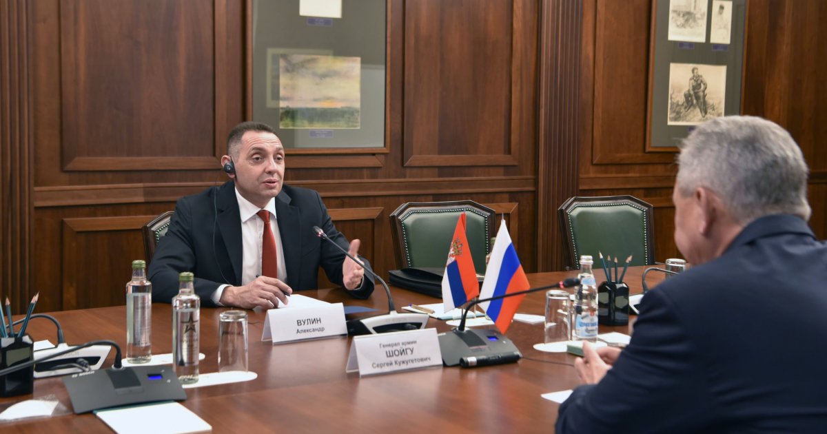Vulin meets with Russian defense minister in Moscow: Security ...