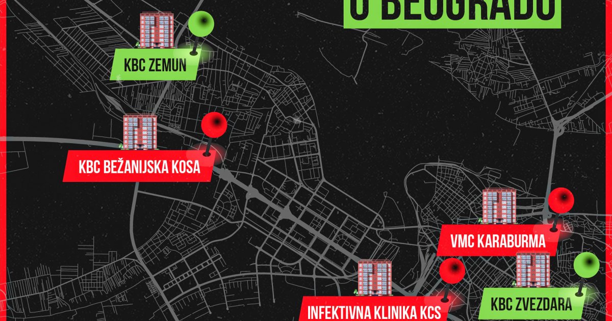 Posle 2 meseca, bolnice i po 5. put izlaze iz crvene zone: Evo koje u ...