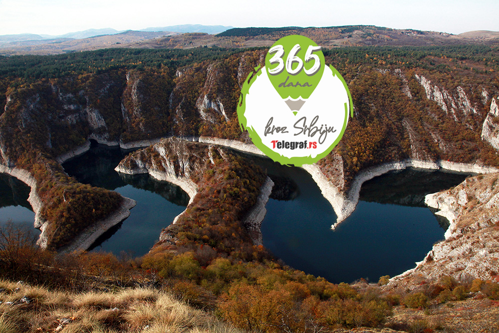Veličanstveni meandri Uvca - lavirint koji je oslikala priroda ...