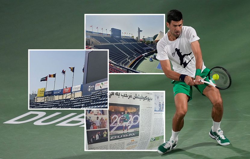 Djokovic's oasis: Dubai loves Novak, two Serbian flags displayed at the ...