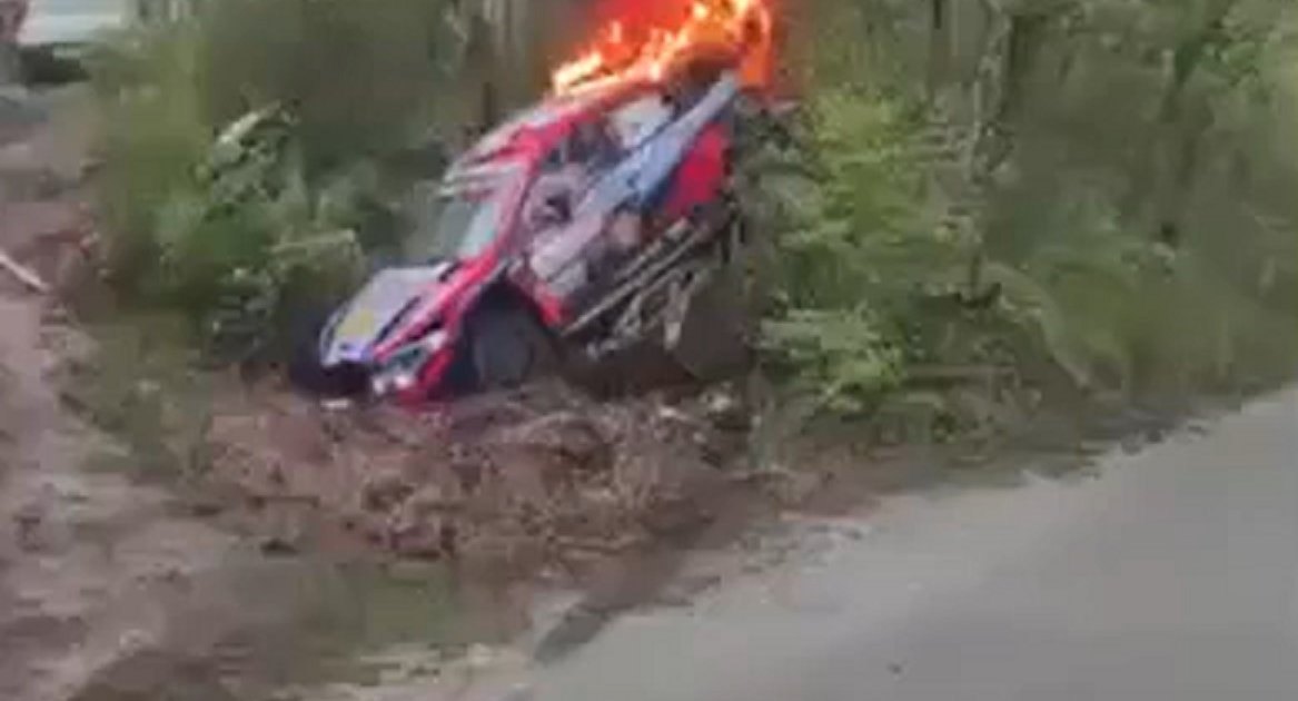 Šokantne scene iz Hrvatske: Vozač izleteo sa staze tokom reli trke ...