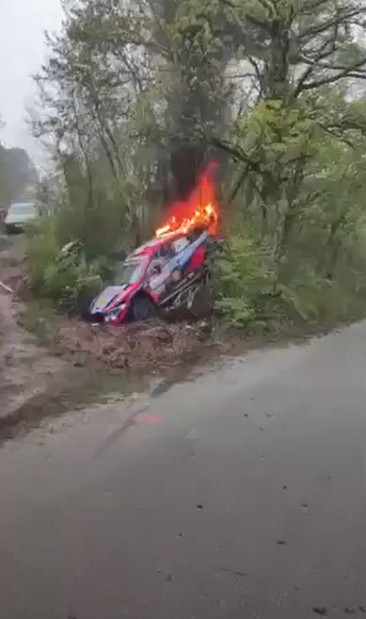 Šokantne scene iz Hrvatske: Vozač izleteo sa staze tokom reli trke ...