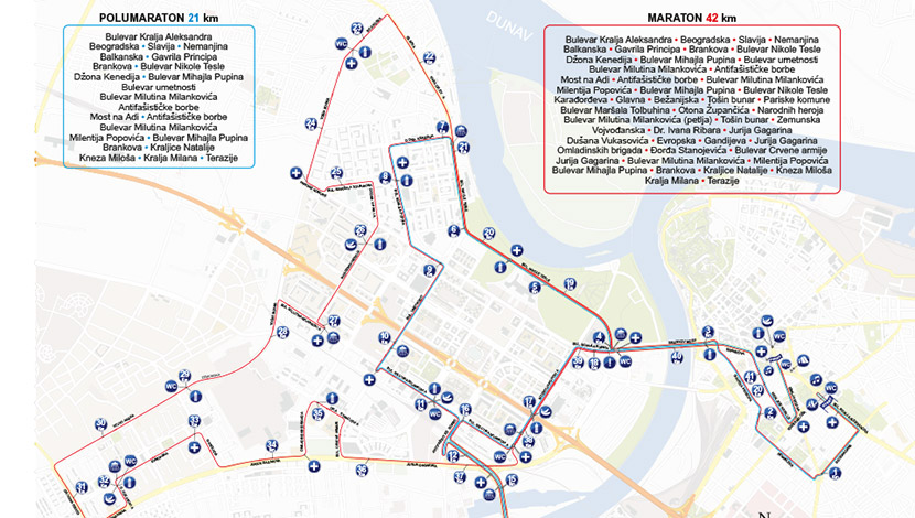 Mapa svih ulica u Beogradu koje se zatvaraju u nedelju i spisak linija gradskog prevoza koje ...