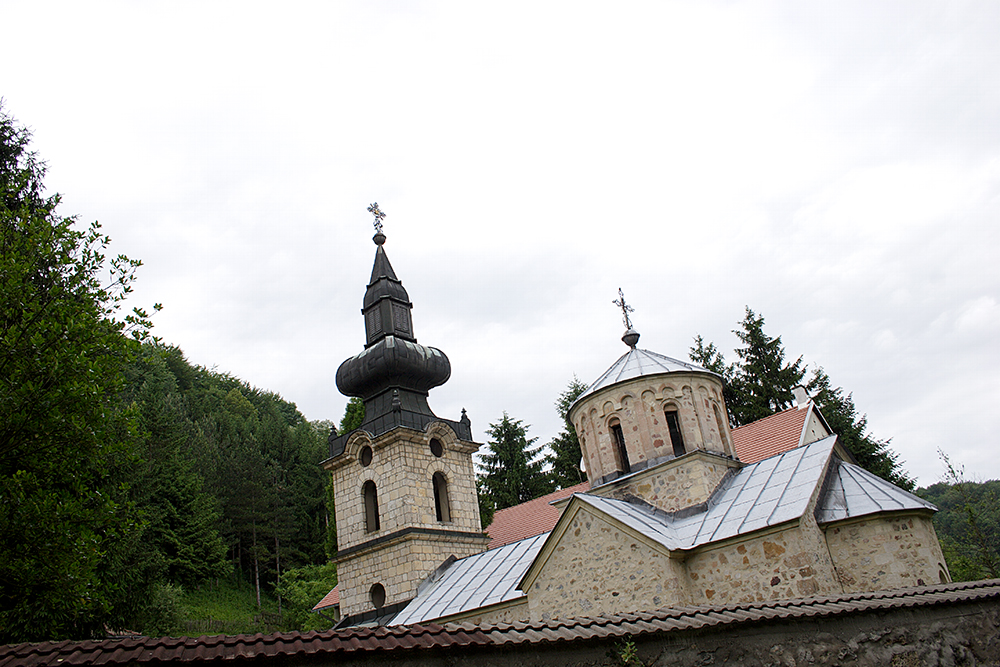 At a place where 3 small rivers flow into one, a Serbian queen built a ...
