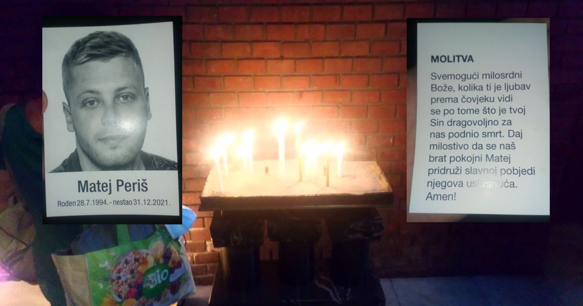 Ispisana molitva za Mateja Periša: Deli se prisutnima s njegovom slikom ... Ispisana molitva za Mateja Periša: Deli se prisutnima s njegovom slikom ...