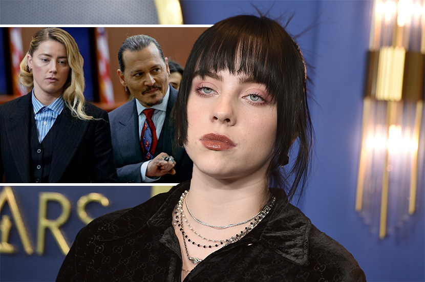 Bili Ajliš u pesmi spomenula suđenje Depa i Amber: Publika u transu ...