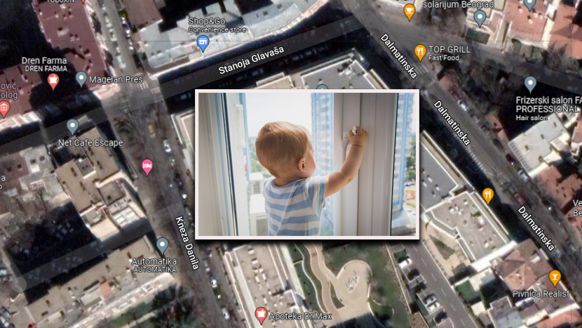 Užas u centru Beograda: Dete (3) palo kroz prozor, u teškom stanju prebačeno u bolnicu - Telegraf.rs