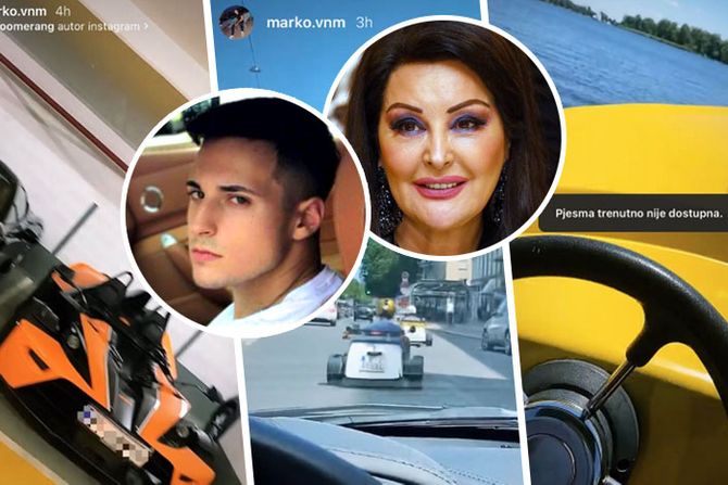 Sin Dragane Mirković uživa u luksuzu: Marko snimao vozni park od 400.000 evra, pa vozio brod ...