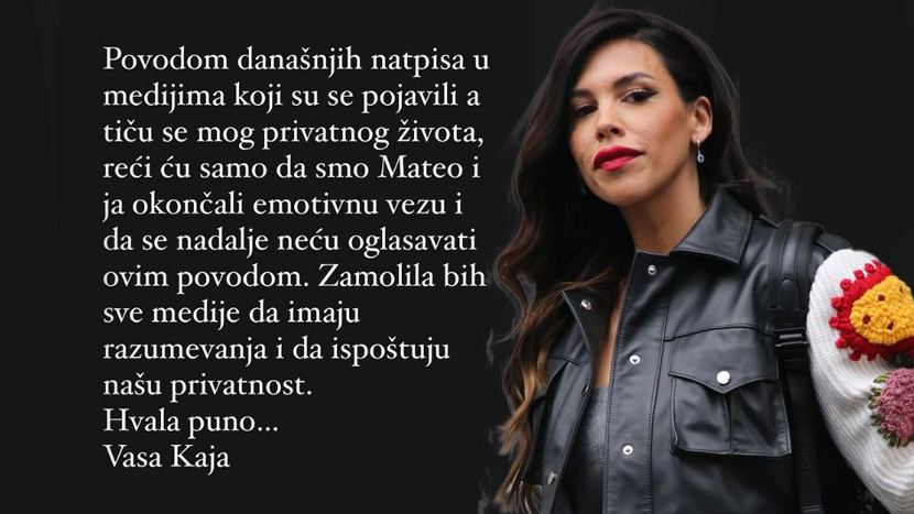 Nakon informacije da je ljubavi došao kraj, oglasila se Kaja: Evo šta ...