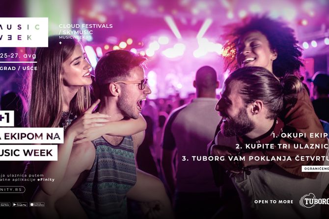 Danas Počinje Omiljena 3 1 Akcija Za Belgrade Music Week Festival Sve