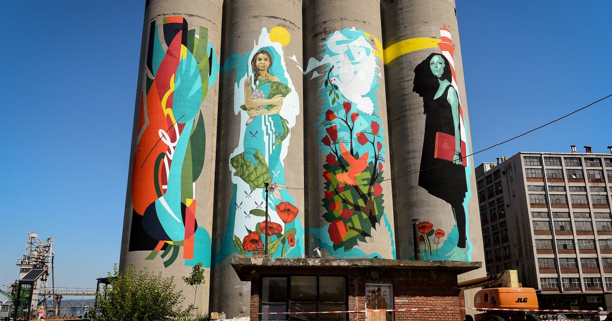 Predstavljeni novi murali u Silosima: Visoki su oko dvadesetak metara - Telegraf.rs
