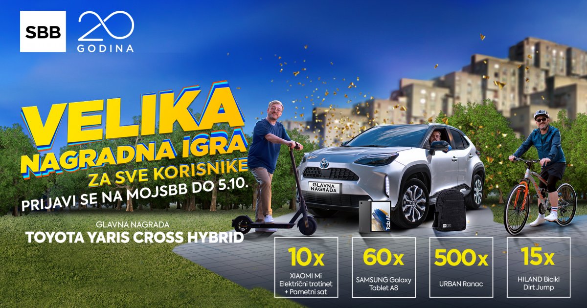 Velika SBB nagradna igra za sve korisnike - Telegraf.rs