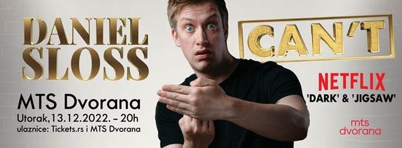 Netflixova zvezda - komičar Daniel Sloss dolazi u MTS Dvoranu - Telegraf.rs
