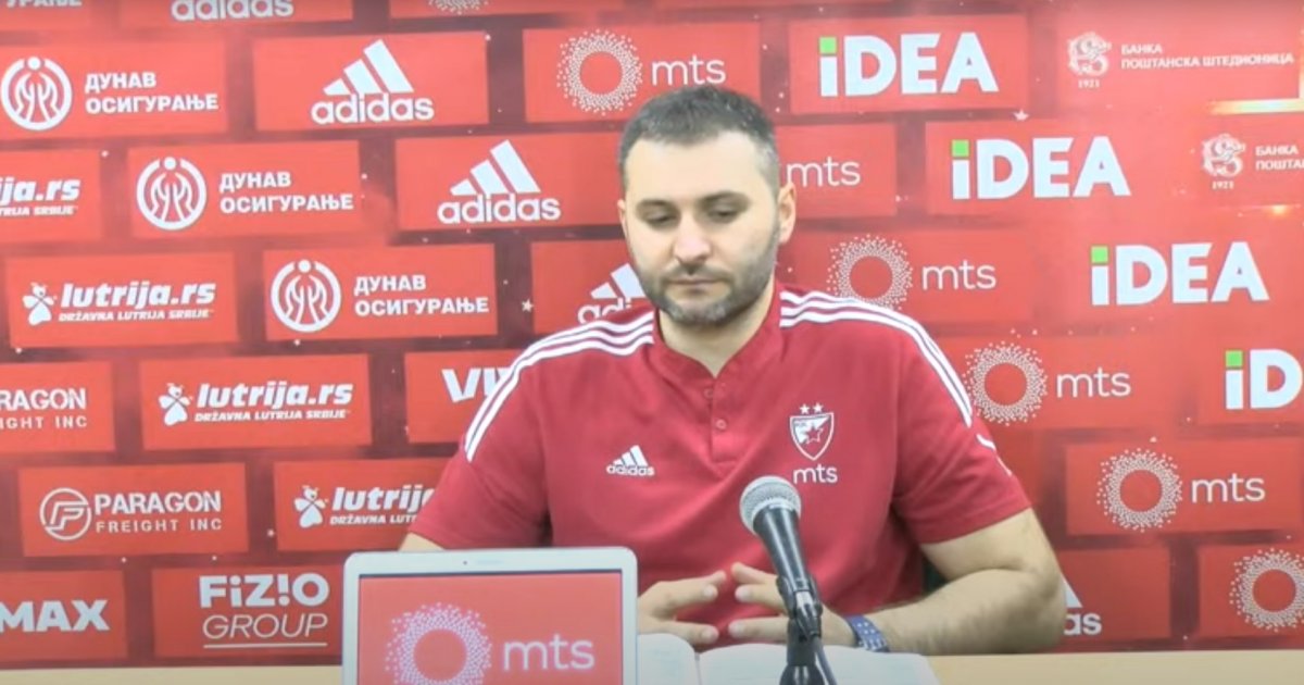 "Ne mogu da vam dam precizne informacije": Trener Zvezde ostao "zakopčan" o povredama Nedovića i ...