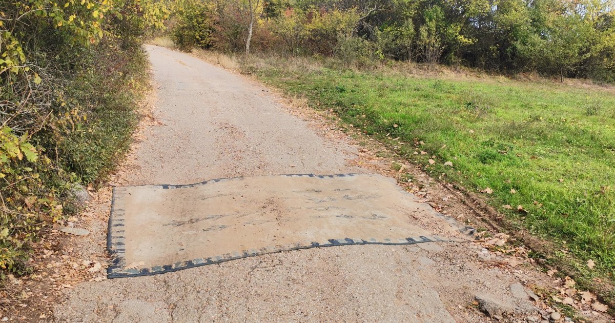 Mesto u Srbiji u kojem na rupe u putu stavljaju tepihe: Sve se šareni ...