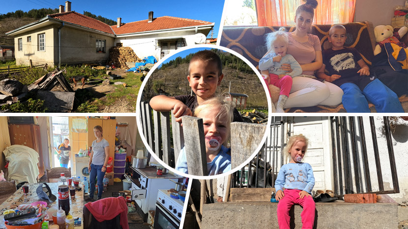 Renata u sobičku gaji 3 dece: Kupaju se u koritu, u šumi seče drva ...