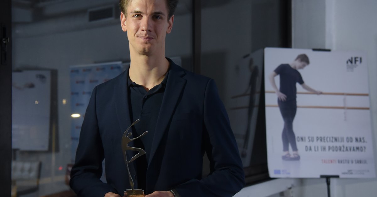 Baletskom igraču Luki Dimiću uručena nagrada "Veruj u sebe" - Telegraf.rs