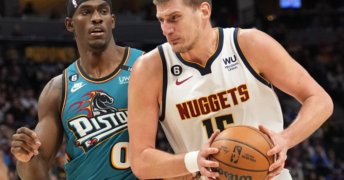 Jokić upisao dabl-dabl u porazu Denvera od Detroita - Telegraf.rs