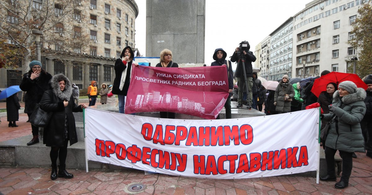Nakon Vojvodine, štajk prosvetara se nastavlja i u Šumadiji: Časovi ...